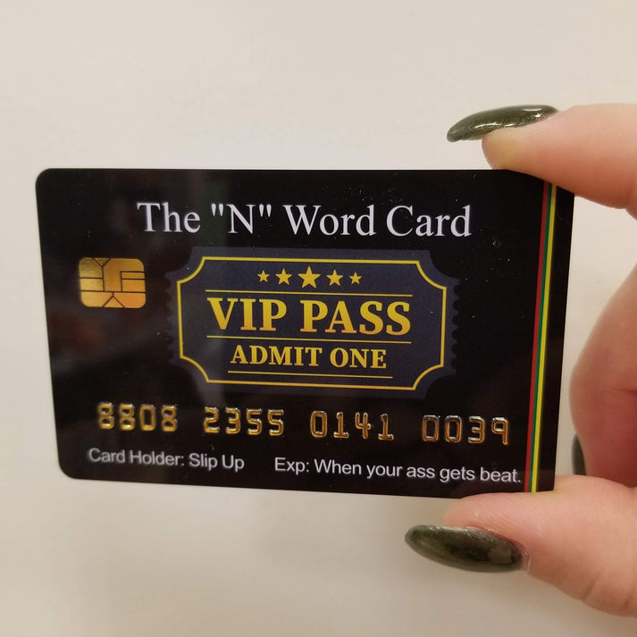Official N Word Pass Card™ (8 PACK) Free Shipping.. – Baby Mama Card Store