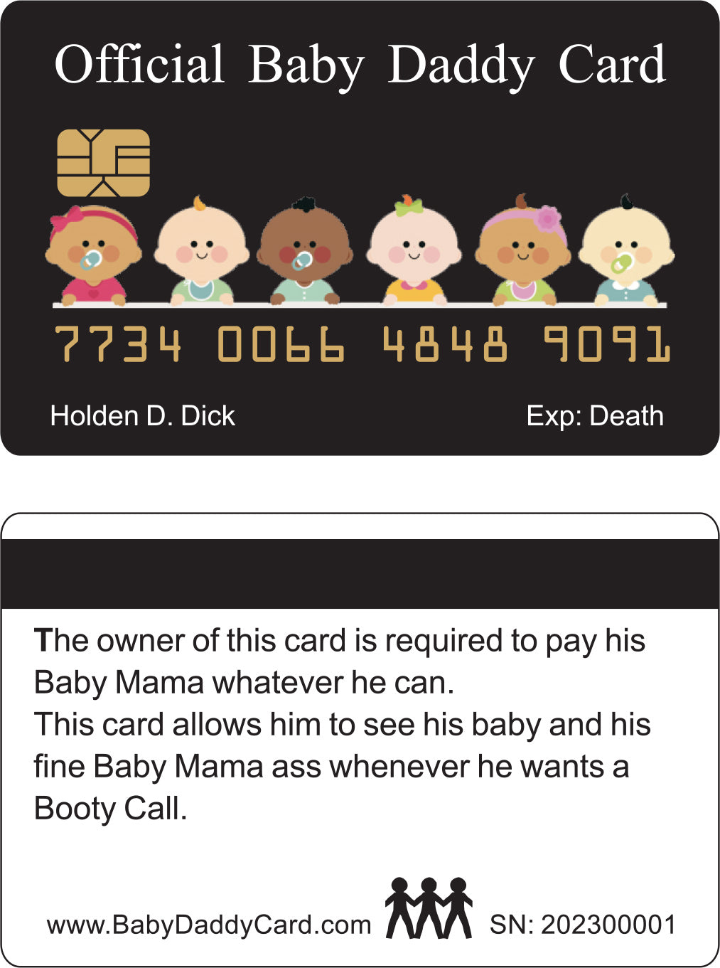 Official Baby Mama Card™ (8 PACK) Free Shipping.. – Baby Mama Card Store