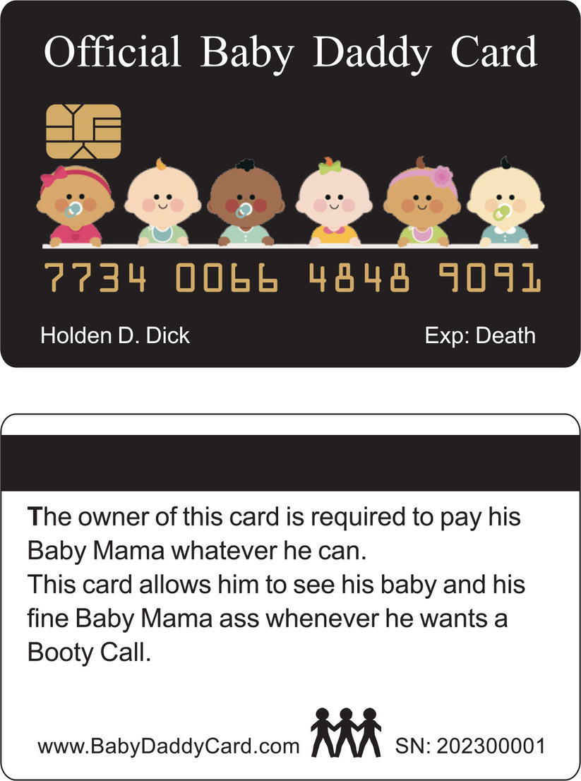Official Baby Mama Card™ (8 PACK) Free Shipping.. – Baby Mama Card Store