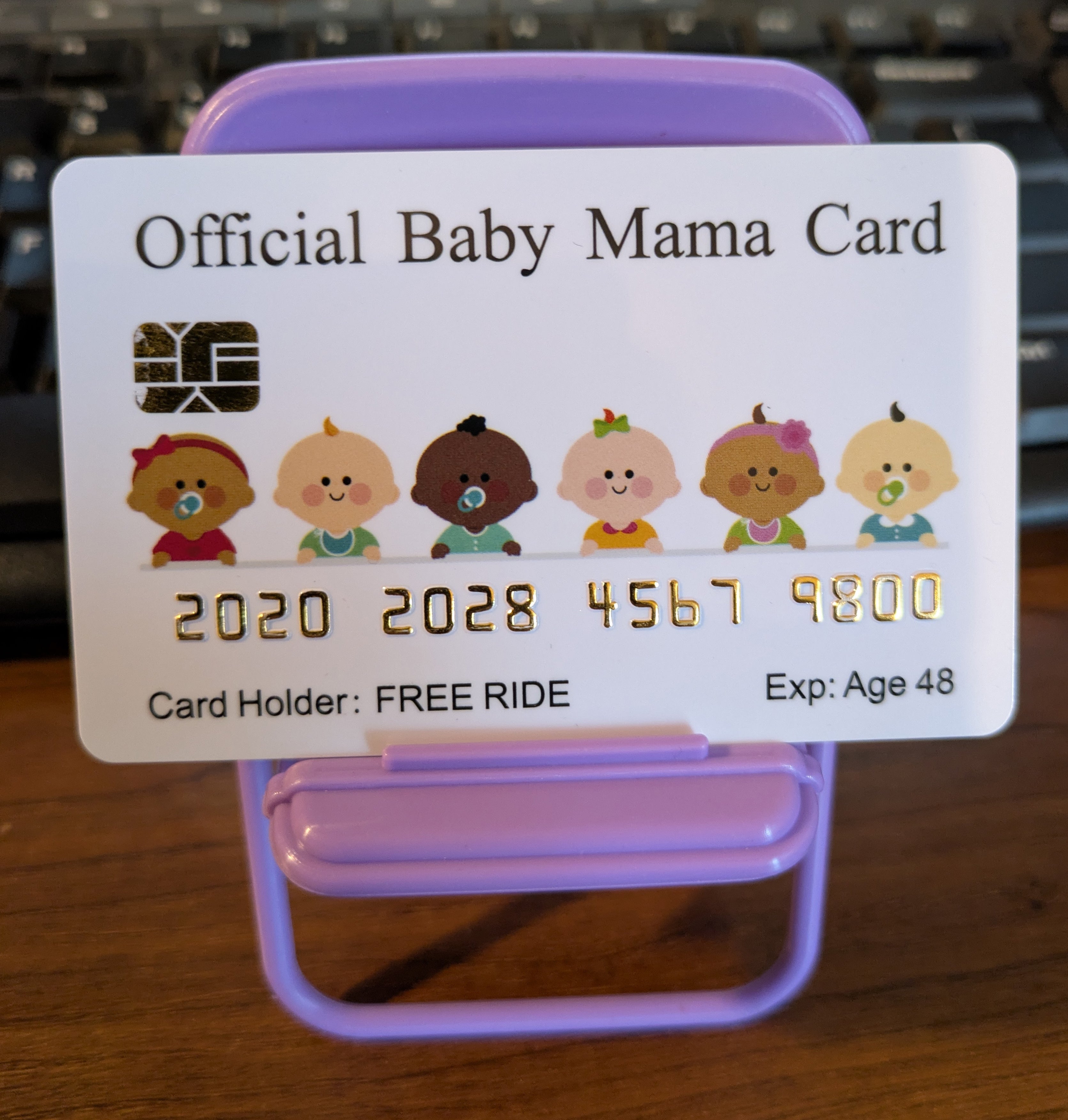 Official Baby Mama Card™ (8 PACK) Free Shipping.. – Baby Mama Card Store