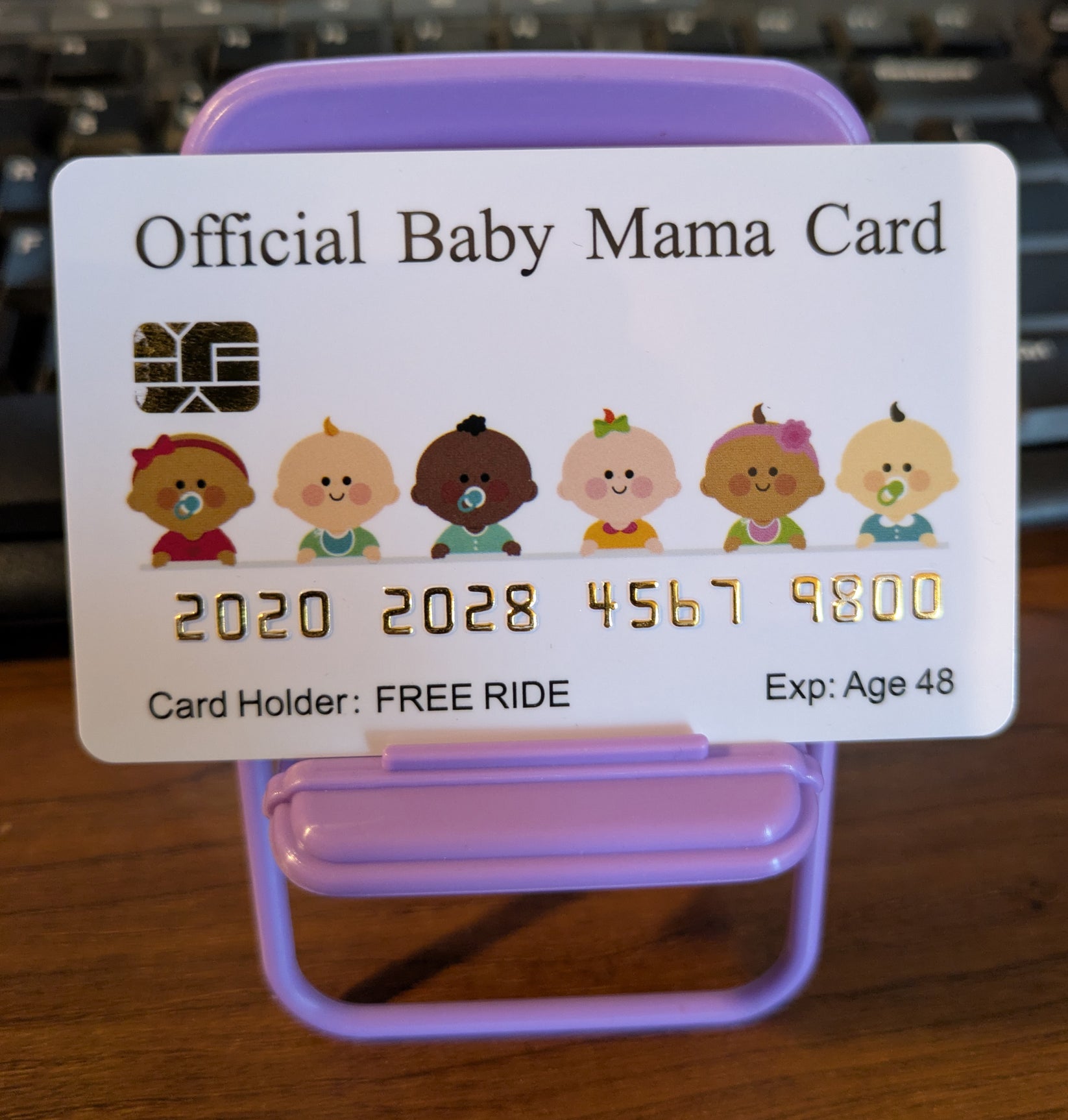 Official Baby Mama Card™ (8 PACK) Free Shipping.. – Baby Mama Card Store