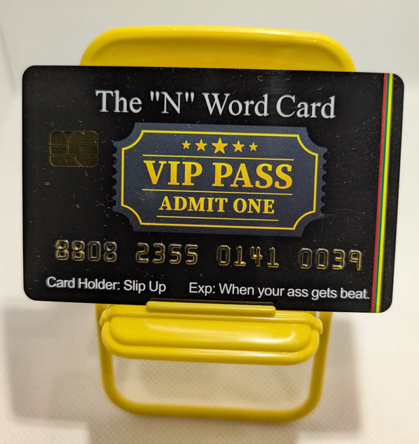 Official N Word Pass Card™ (8 PACK) Free Shipping.. – Baby Mama Card Store