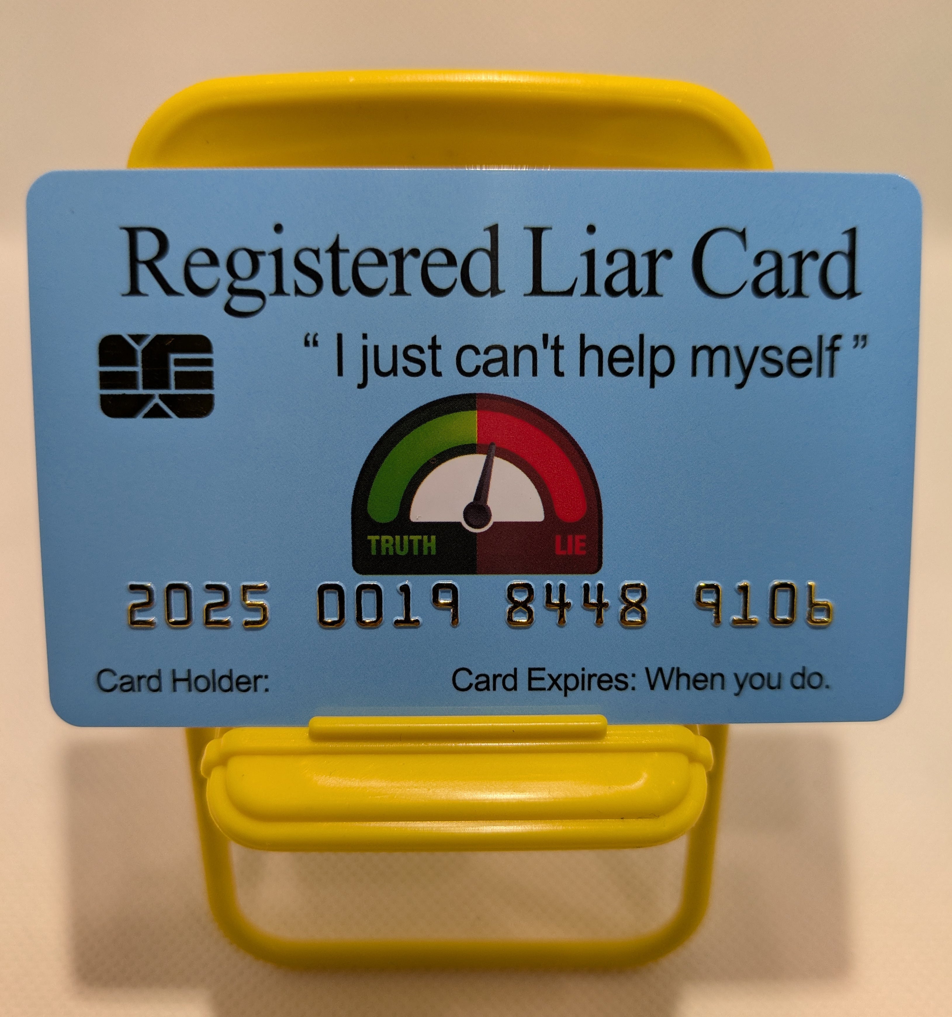 Official Registered Liar Card™ (8 PACK) Free Shipping.. – Baby Mama ...